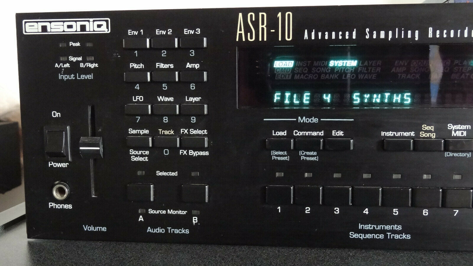MATRIXSYNTH: ENSONIQ ASR-10 Rack Sampler Synthesizer SN ASR-10434 w ...