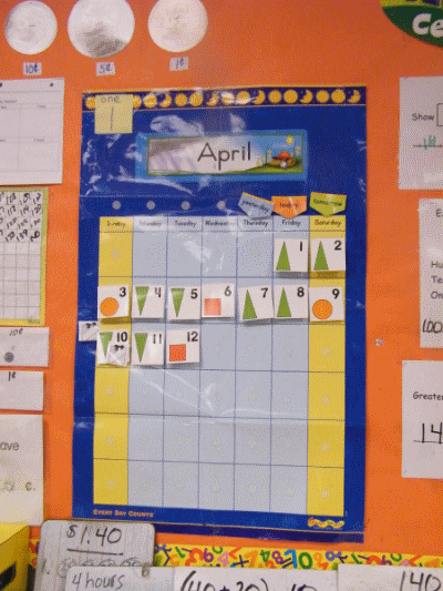 Mrs. Robbins' 2nd Grade: Calendar Math