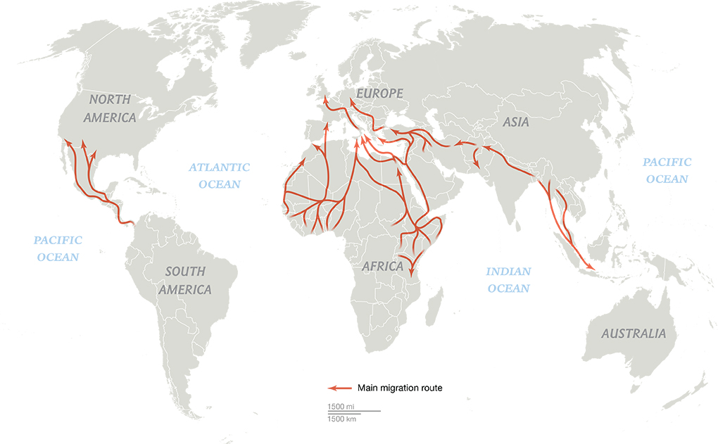War News Updates: The Current Global Migration Routes In Five Maps