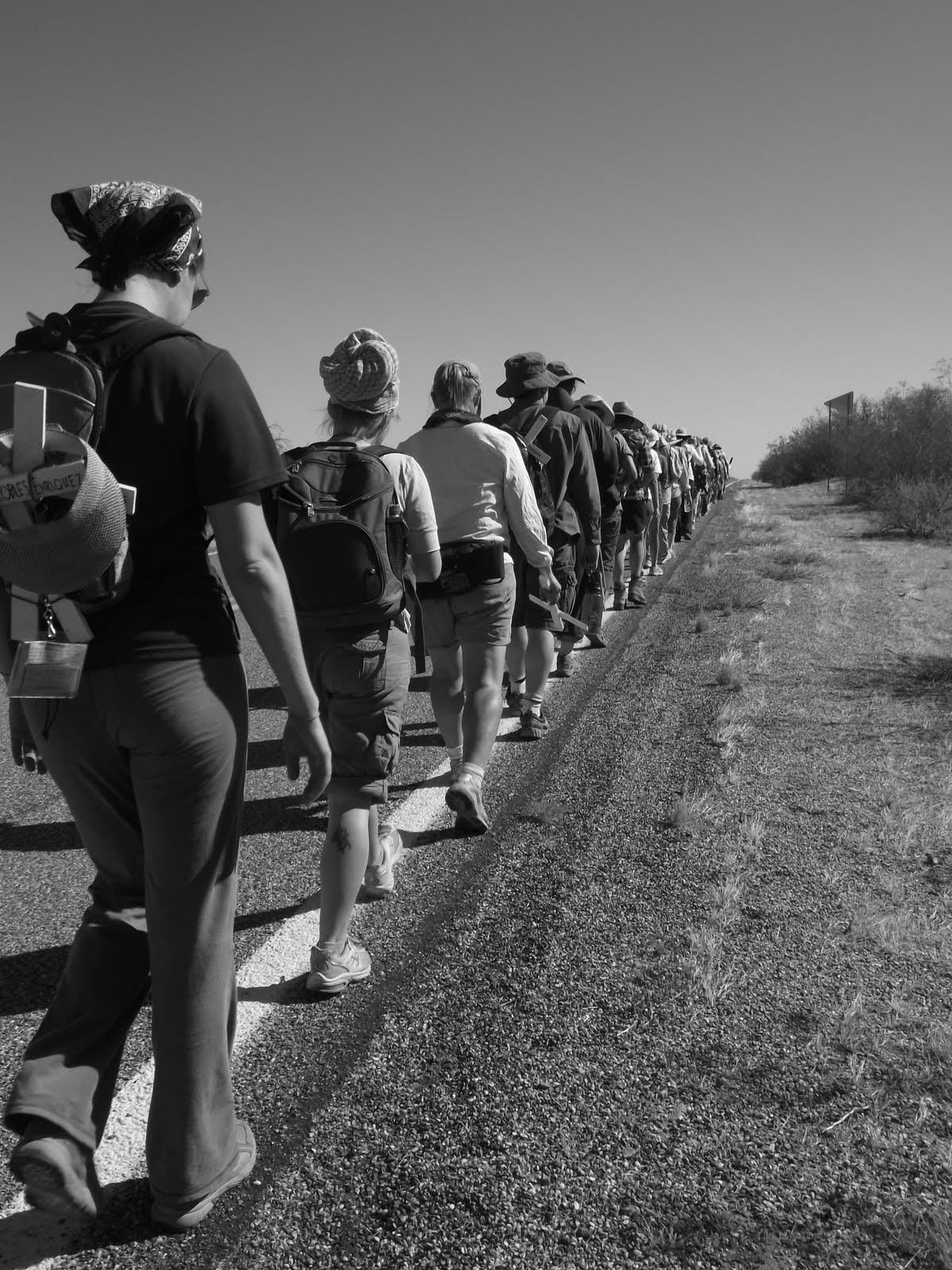 Border Blog: Migrant Trail Walk 2011 Arrives in Tucson