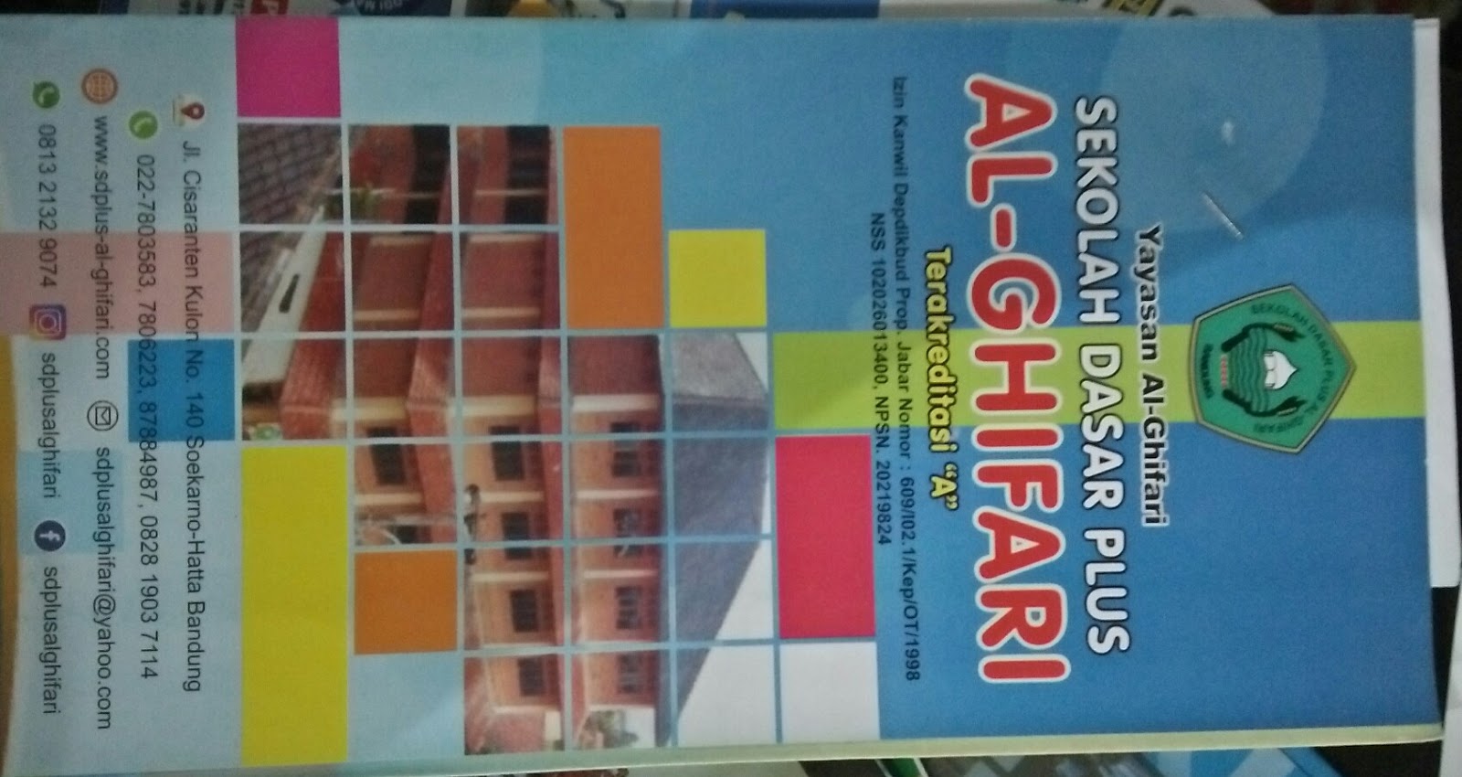 TK AL GHIFARI BANDUNG: YAYASAN AL-GHIFARI BANDUNG