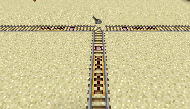 Mini Tutorial Minecraft : Cómo frenar en un cruce de raíles