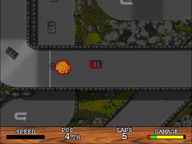 Indie Retro News: Super Cars III - PC remake of a top down racing classic!