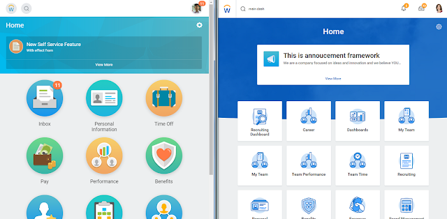 A blog about learning Workday HCM: Workday's new user interface