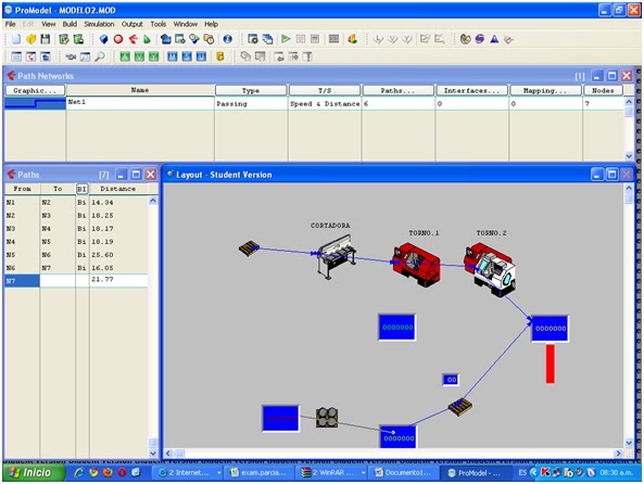Estudio del Trabajo UCV: CLASE Nª 3 DE SIMULACION DE PROMODEL