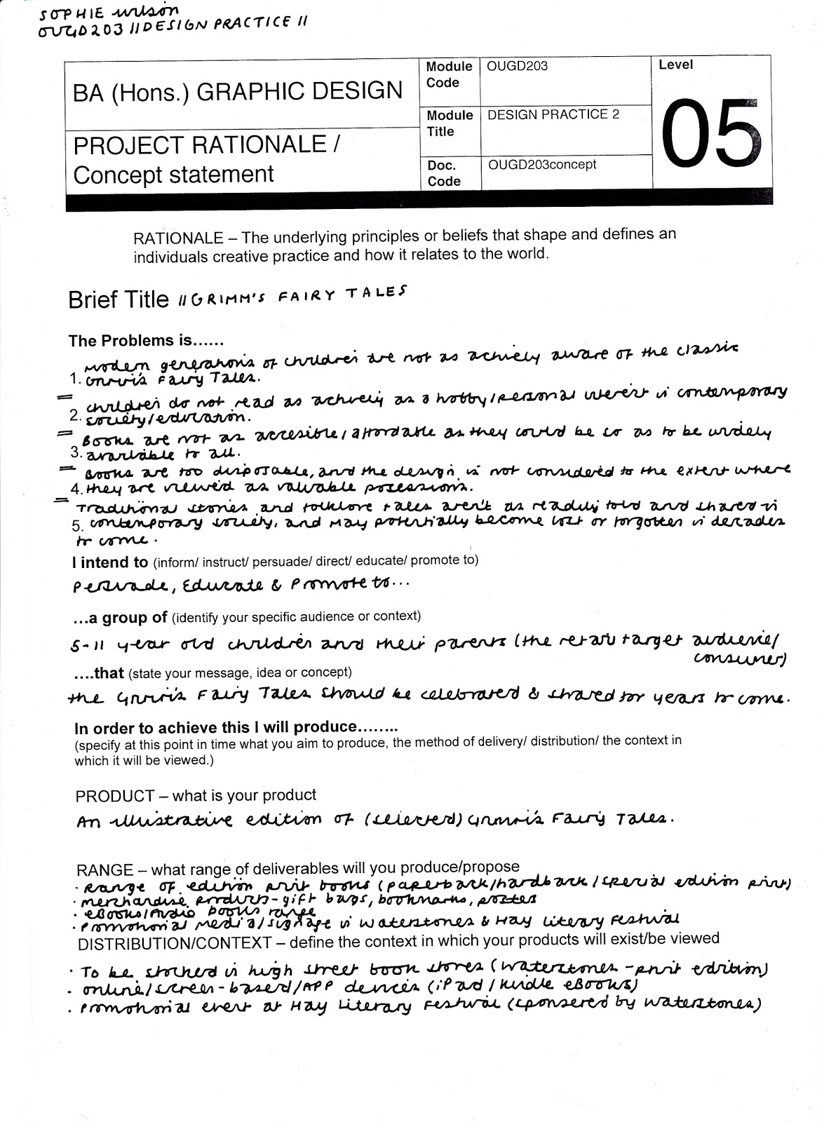 Sophie Wilson//Design Practice: Design Practice II//Product/Range ...