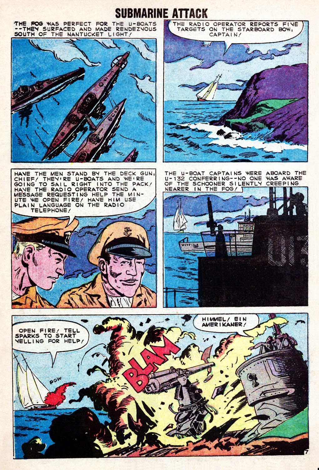 Submarine Comics and Novels: Submarine Attack #18