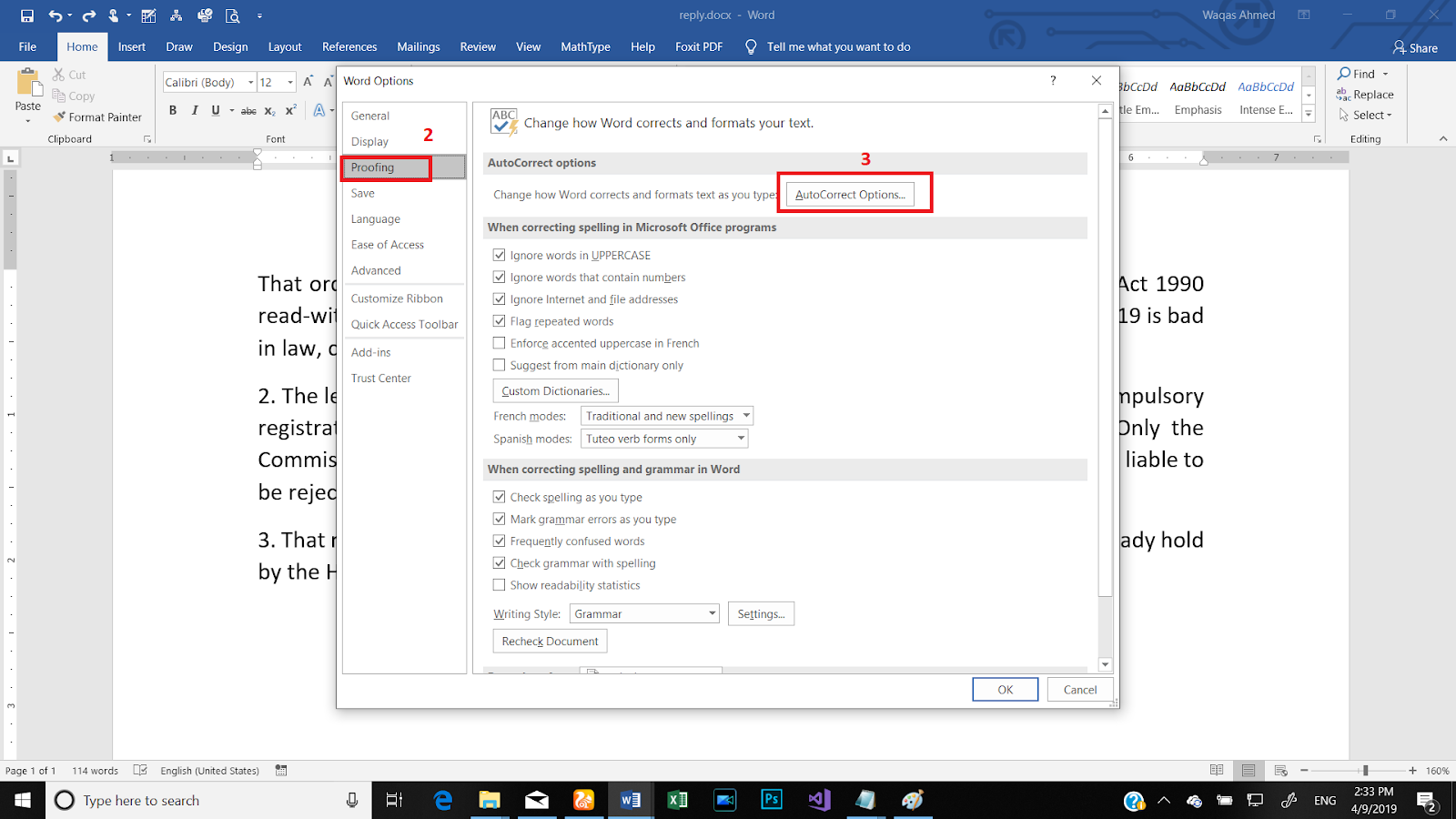 How to Disable Auto Numbering and Bullets in Ms Word in a minute