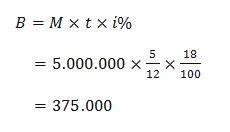 Rumus Bunga Tunggal Beserta Contoh dan Pembahasannya - jinklink
