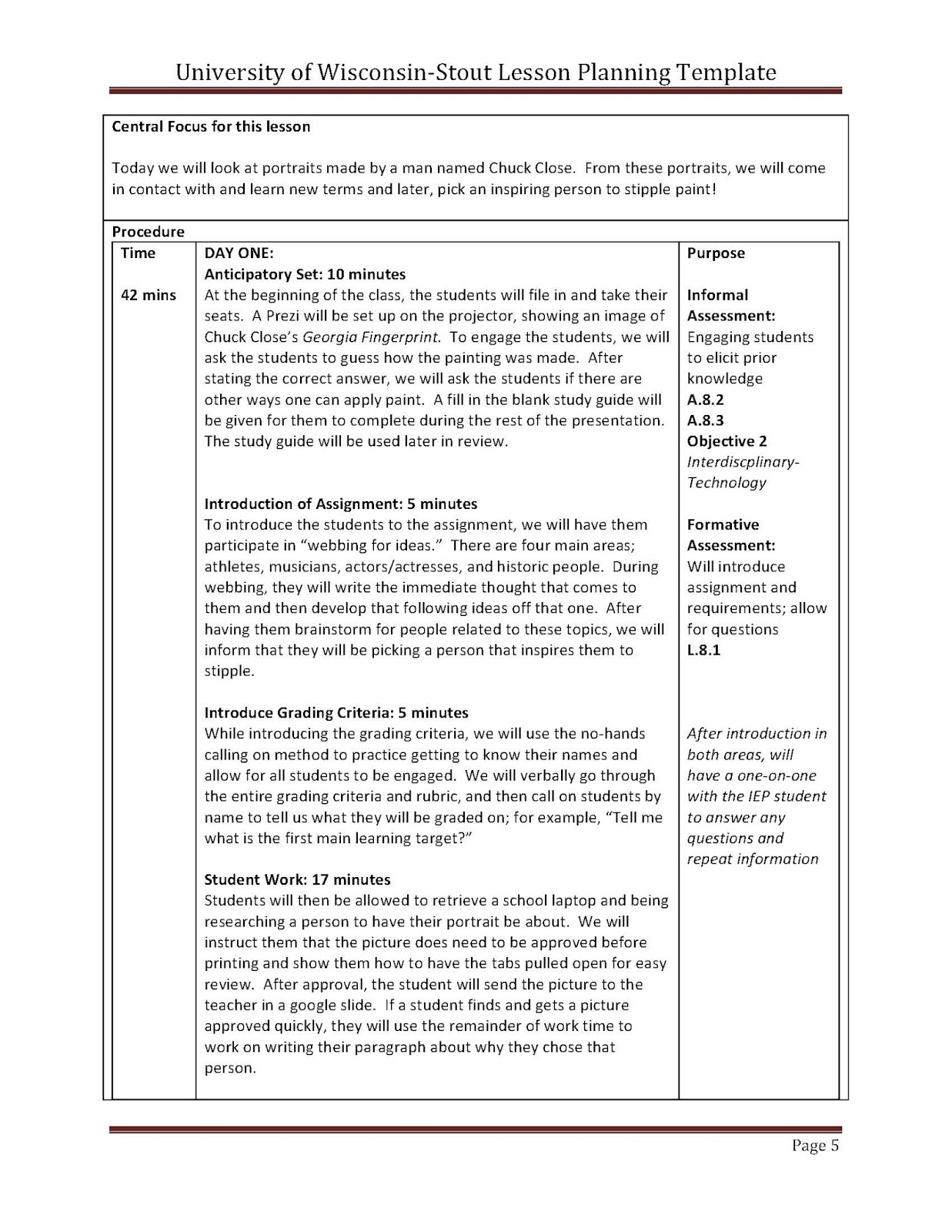 Journey of Teaching: Stippling Portraits - A Practicum Lesson