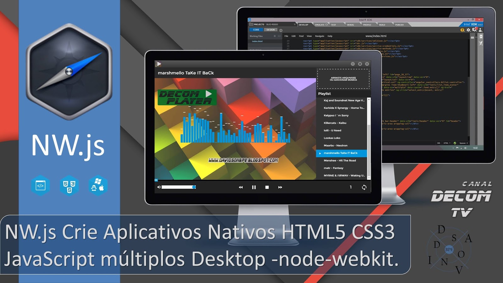 NW.js Crie Aplicativos Nativos HTML5 CSS3 JavaScript múltiplos Desktop ...