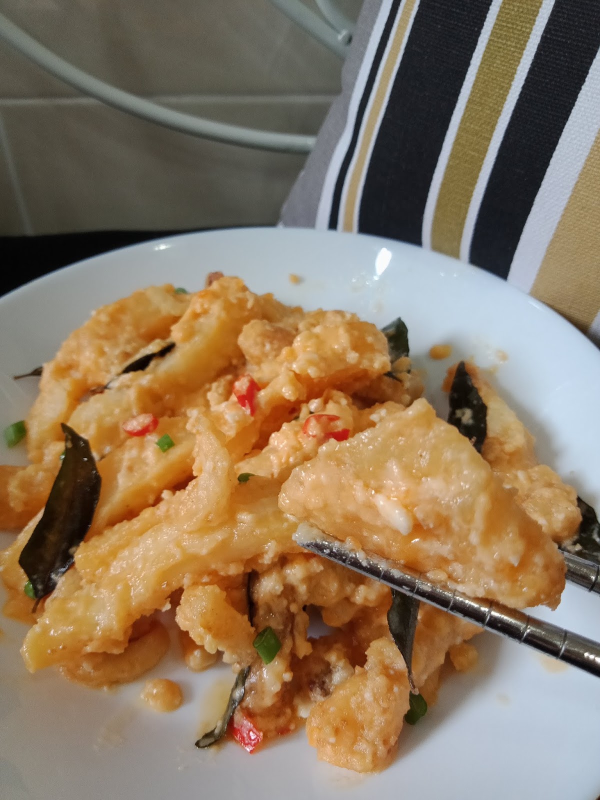kitchenela: Salted egg squid..sotong telur masin