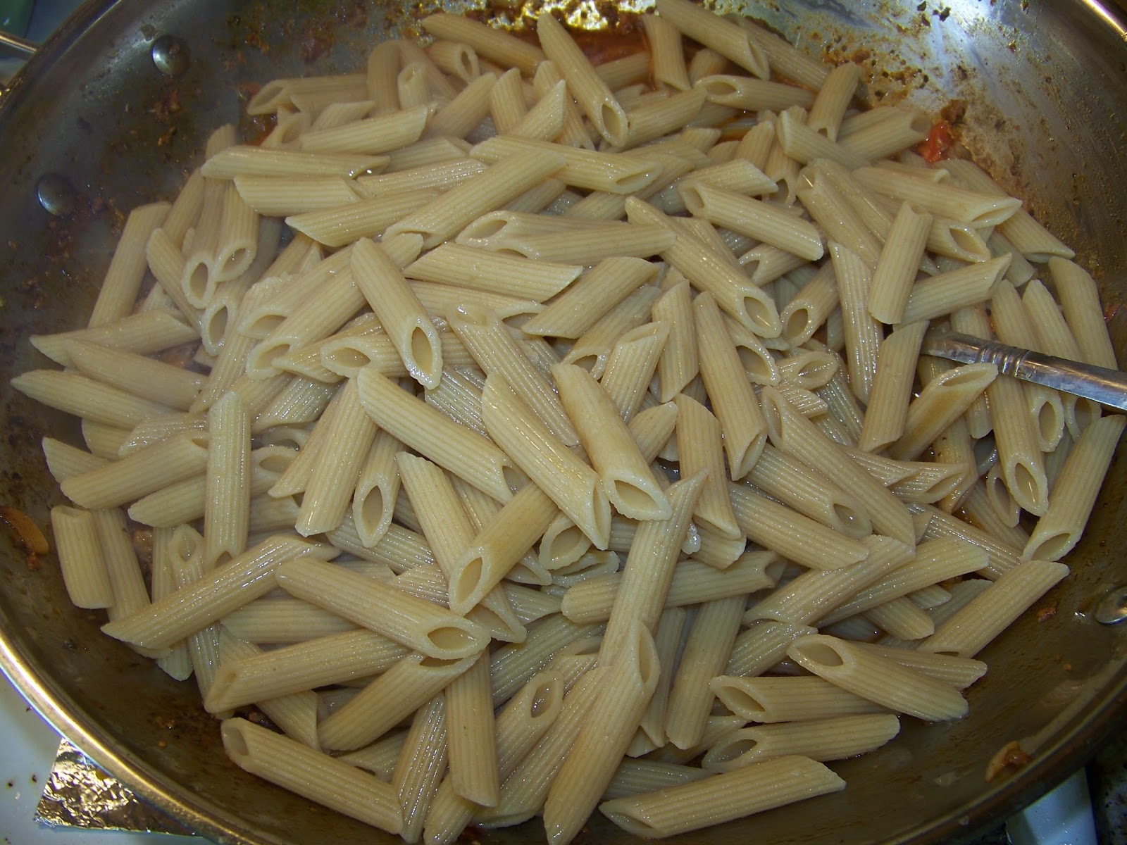 Kitchen Simmer: Spicy Tomato Sausage Pasta