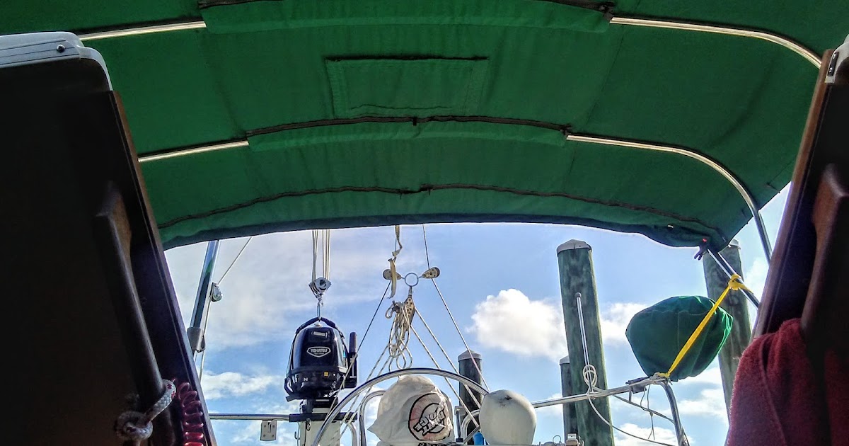 Mid-Life Cruising!!!: New Stainless Bimini Frame!