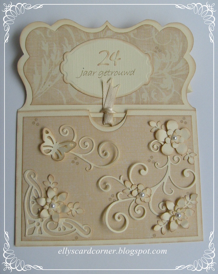 Elly's Card- Corner: 24 jaar getrouwd...gefeliciteerd!!