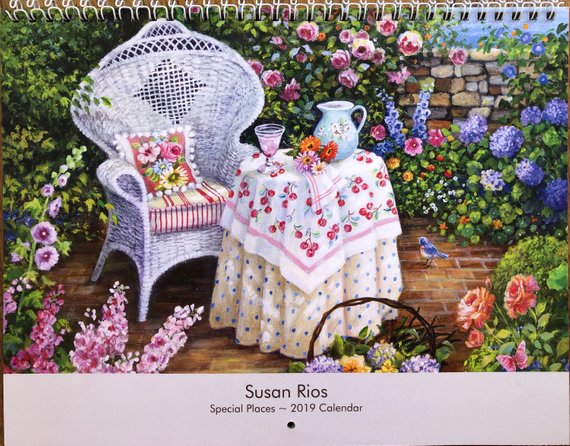 Home Living: Susan Rios Art Calendar