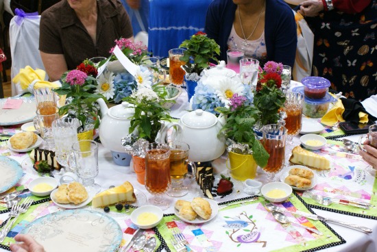 Spring Luncheon {Stage and Table Decoration Ideas} | Dimples and Tangles