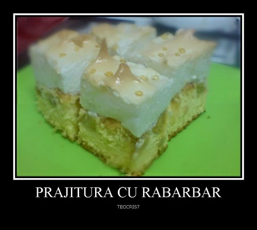 Cristina's world: Prajitura cu rabarbar