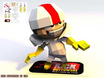 Kick Buttowski: Suburban Daredevil Papercraft | Papercraft Paradise ...