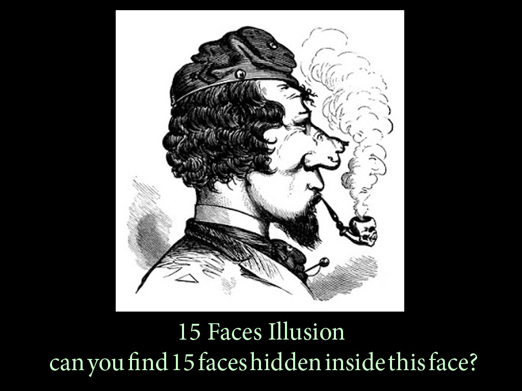 10 Most Exciting Face Optical Illusion