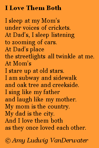 I Love My Parents Poems