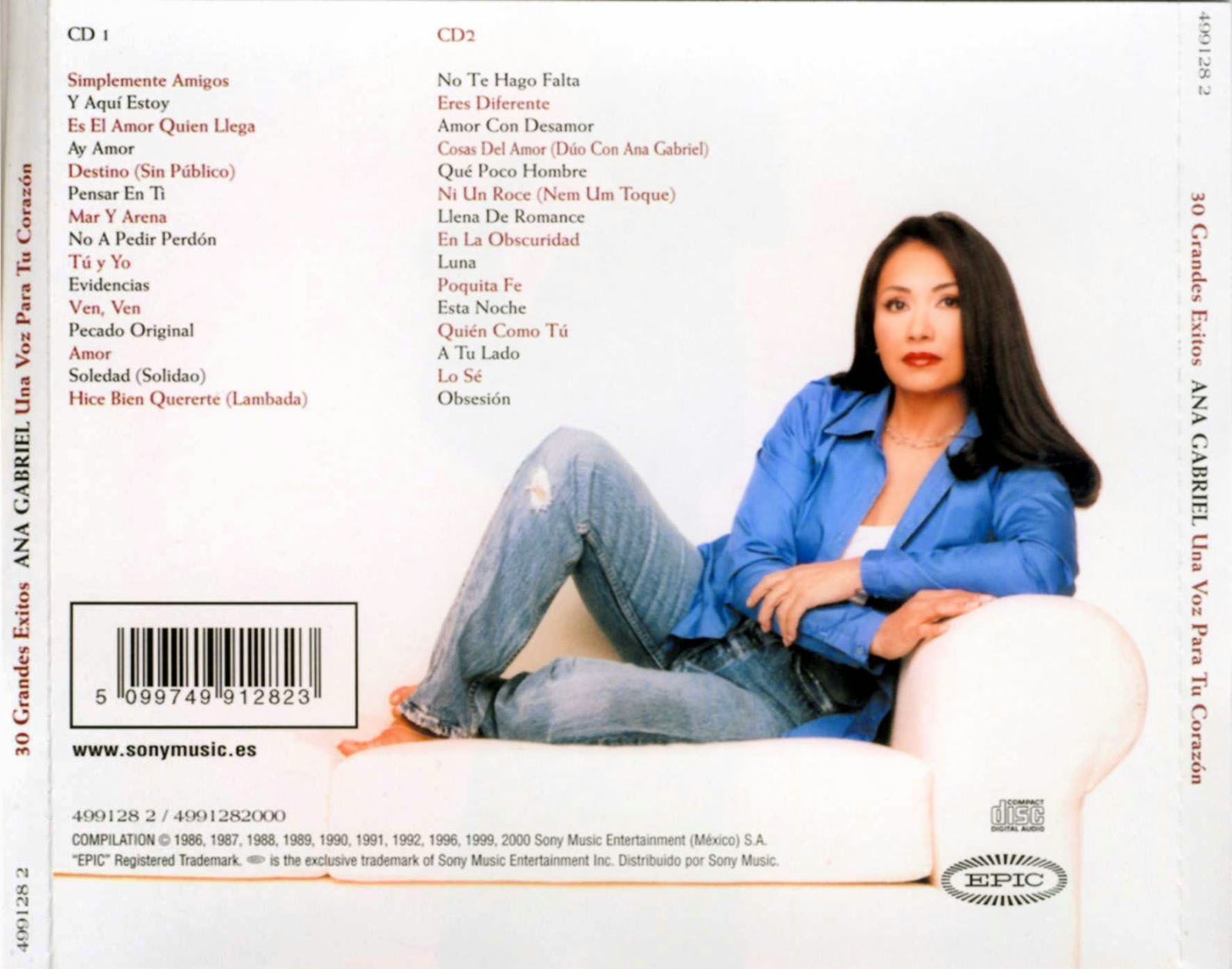 DISCO VIEJOS DEL TATY: ANA GABRIEL - 30 GRANDES ÉXITOS