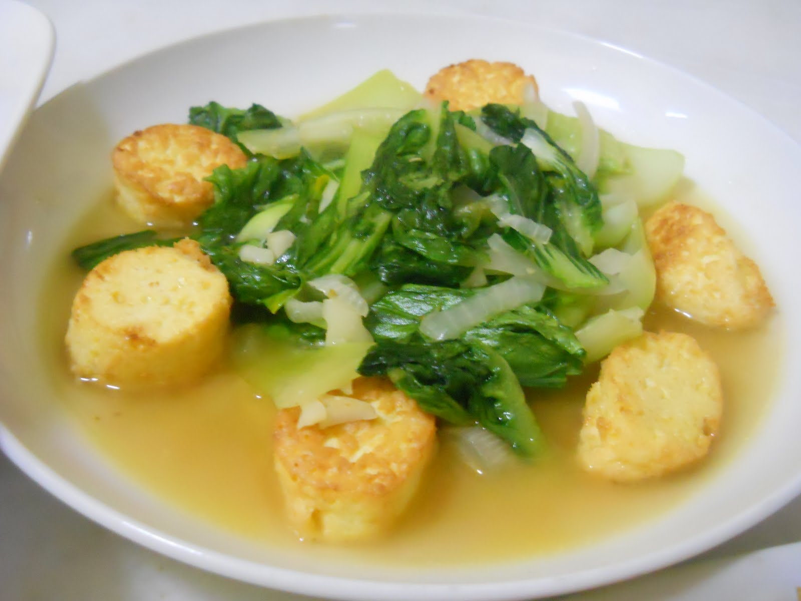 my magic kitchen: SAWI PAKCHOY TAUHU JEPUN