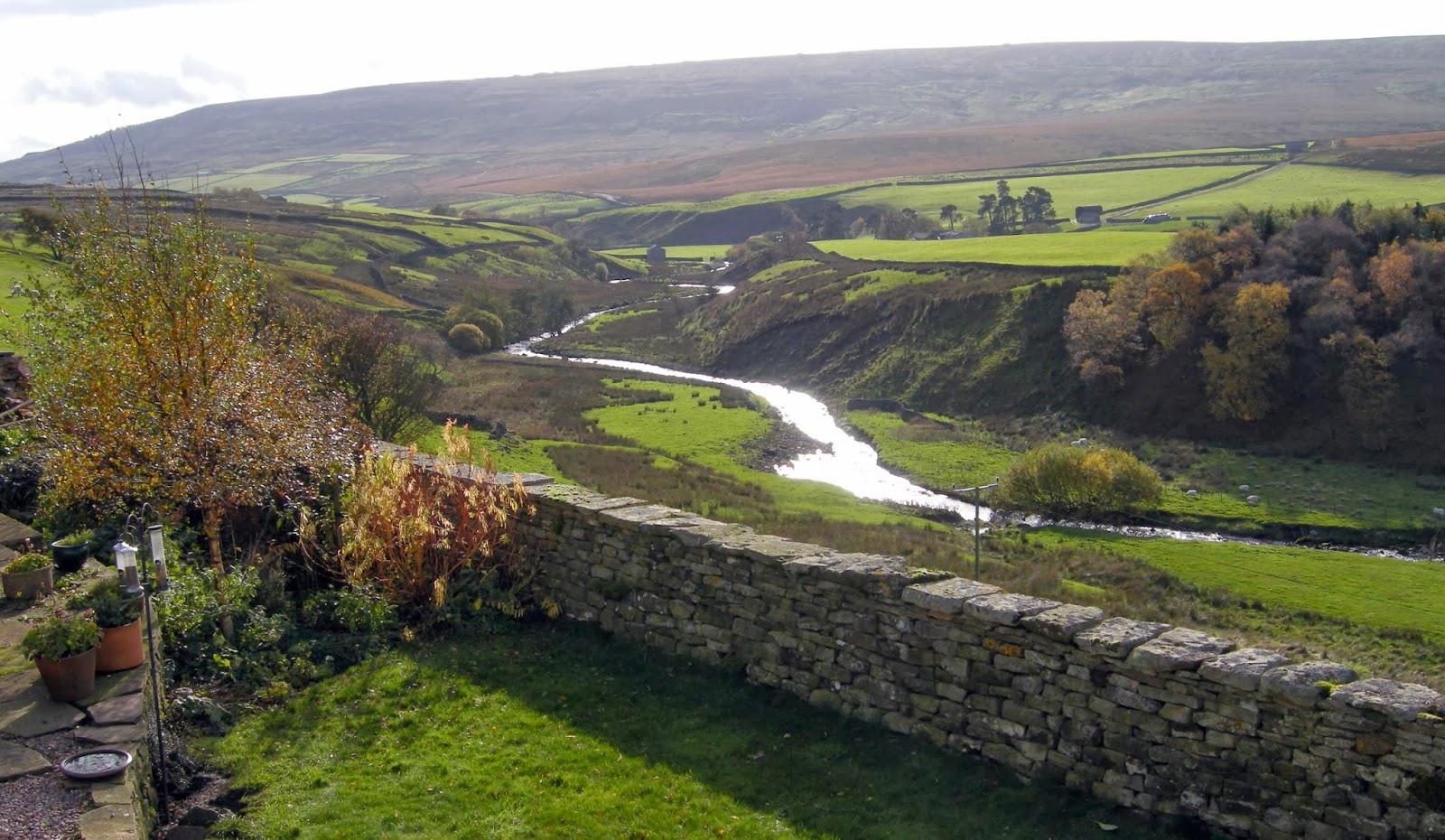 Hill Top Farm - Arkengarthdale: Bright October Day at Hilltop Farm