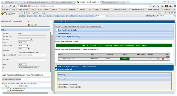 Performance Testing Integration Of Selenium Webdriver With Test Link
