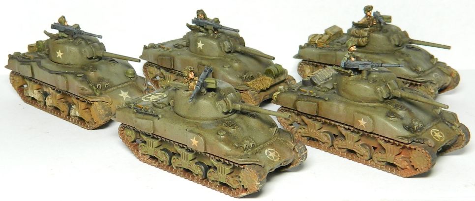 MacPhee's Miniature Men: 15mm M4A1 Sherman Tanks