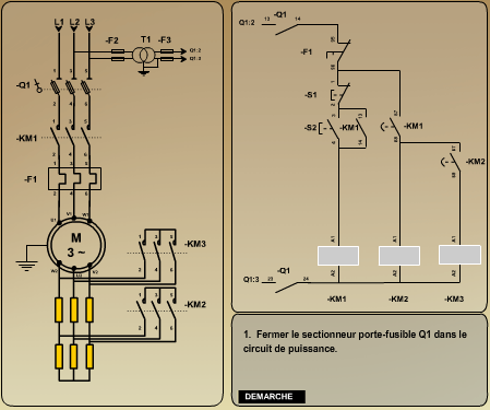 Démarrage par élimination de résistances rotoriques