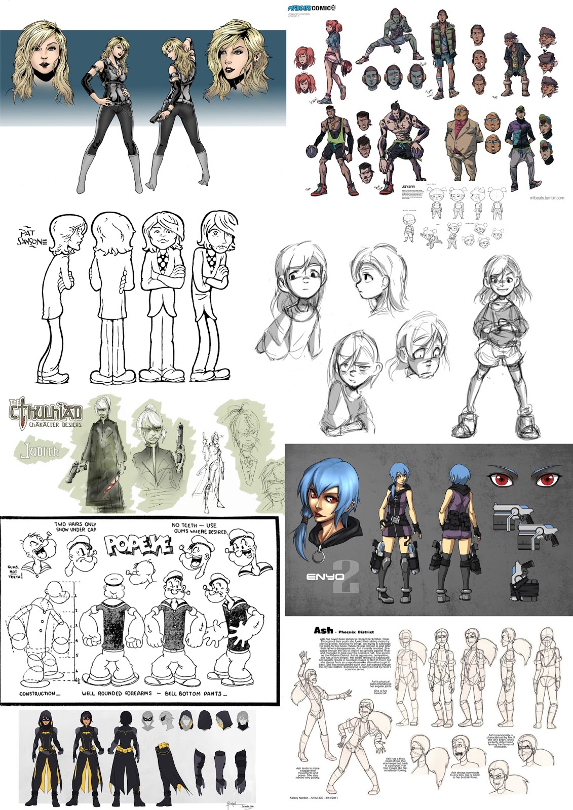 Computer Arts Honours Project: Mood Board Concept Development