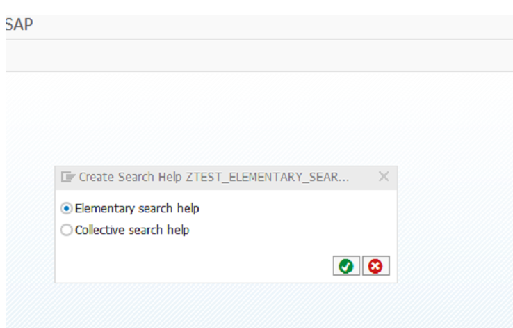 SAP Technical: HOW TO CREATE AN ELEMENTARY SEARCH HELP