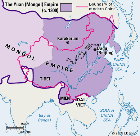 Yuan Dynasty 1279-1368 A.D.