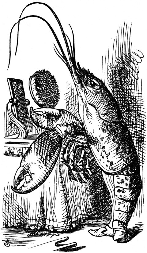 Alice's Illustrated Adventures In Wonderland: Chapter 10 ~ The Lobster ...