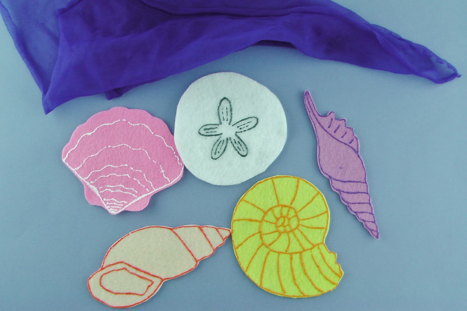 Flannel Board Fun: Five Little Seashells