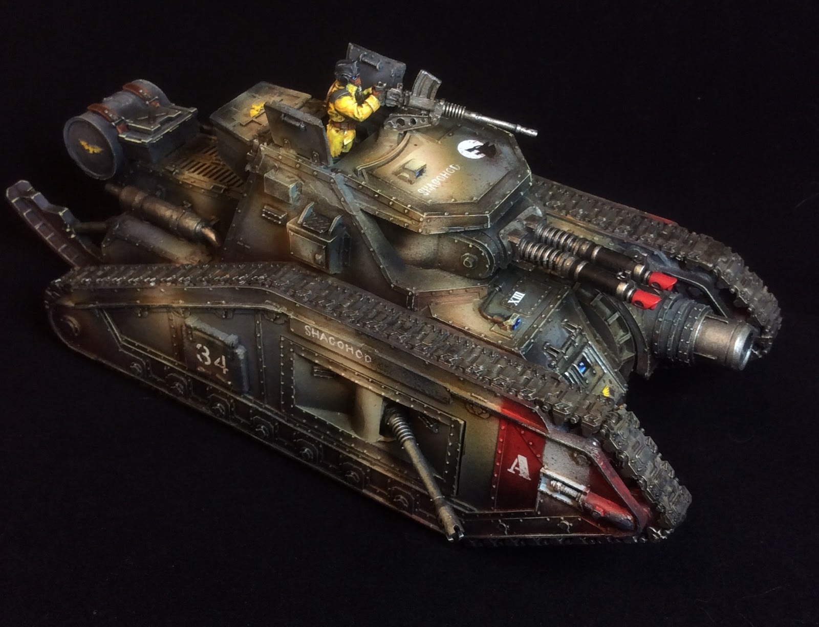 Tabletop Apocalypse: Malcador Annihilator Tank Finished