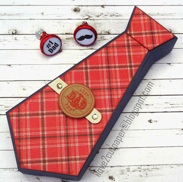 i love 2 cut paper: Tie-riffic Dad Gift Box