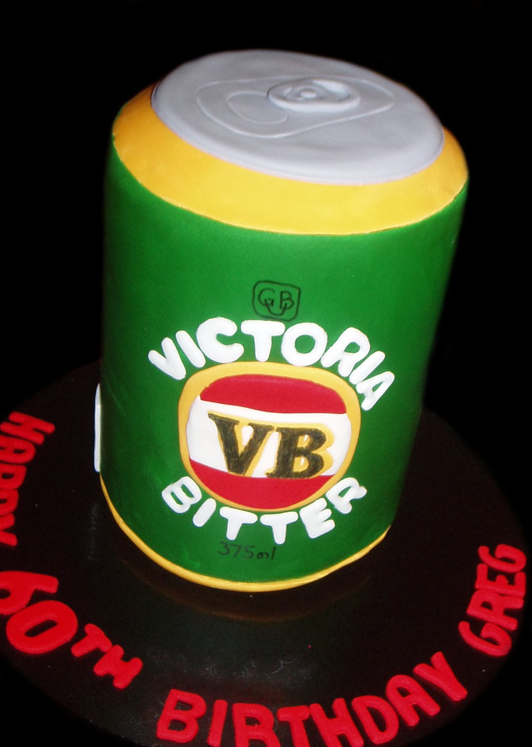 Nada's cakes: 3D VB Can Cake - by Nada's Cakes Canberra