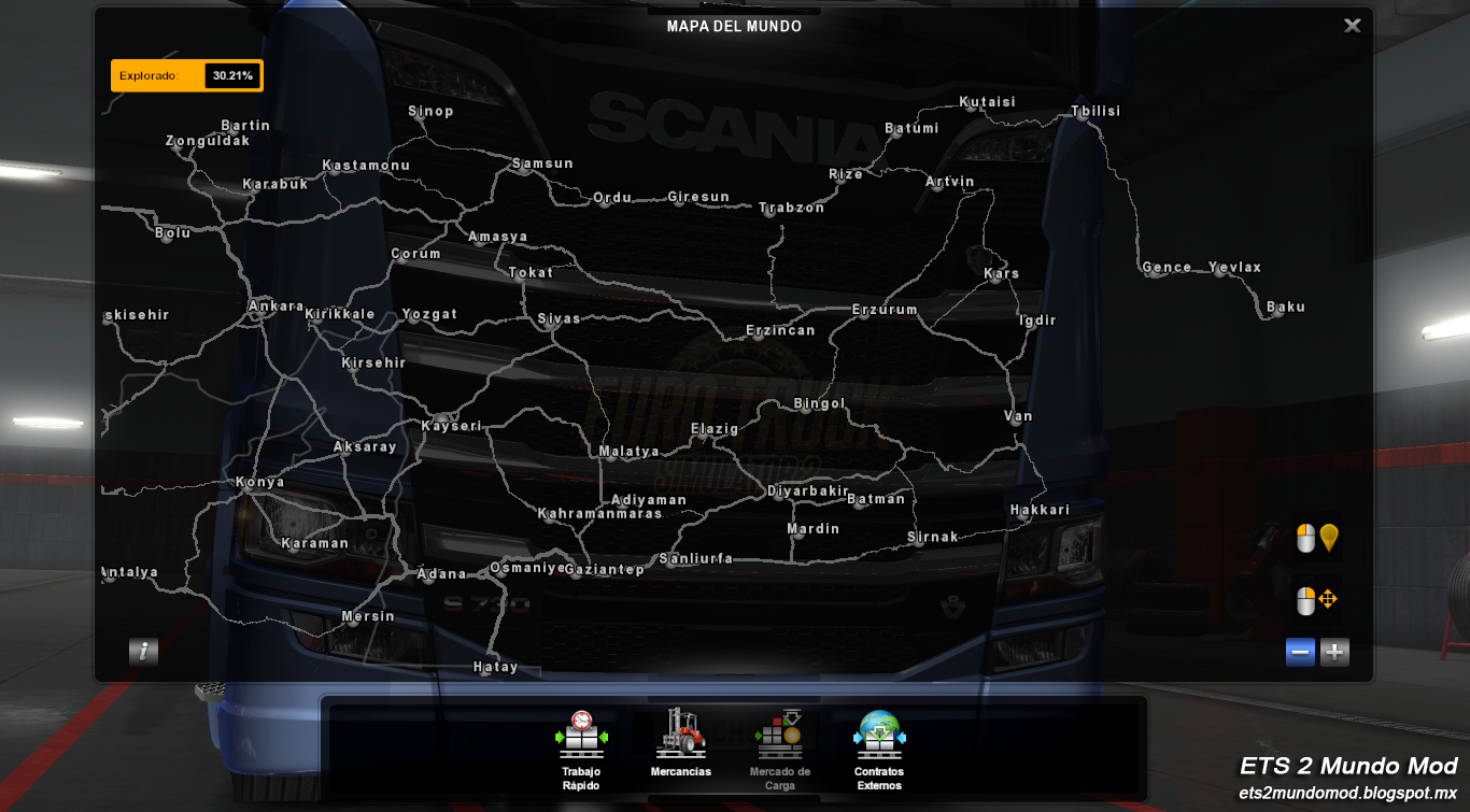 YKS Team EU Turkey Map - ETS 2 Mundo Mod