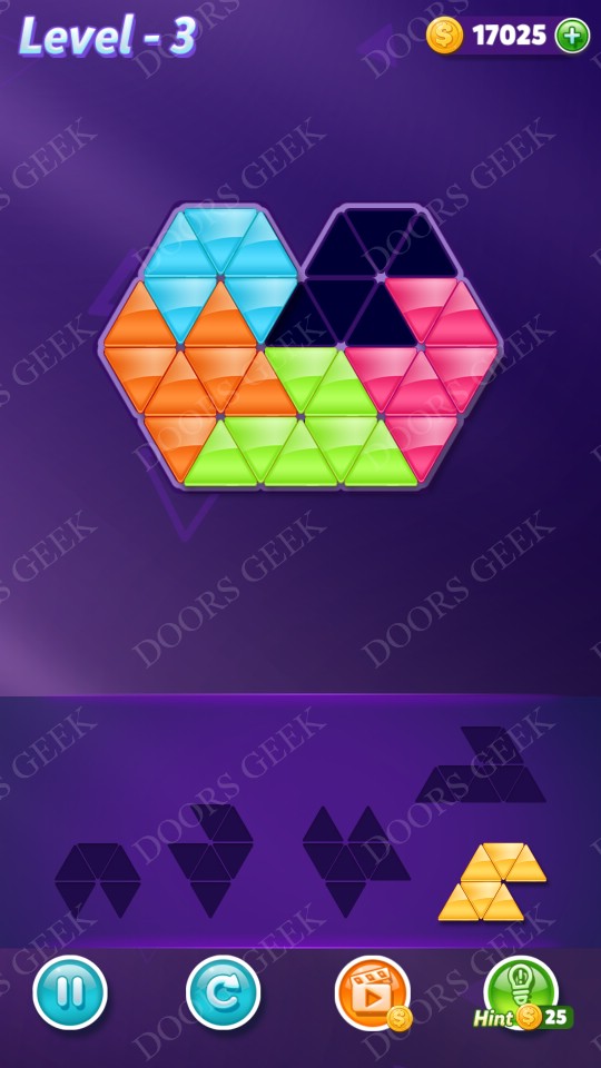 Block! Triangle Puzzle 5 Mania Level 3 Solution ~ Doors Geek
