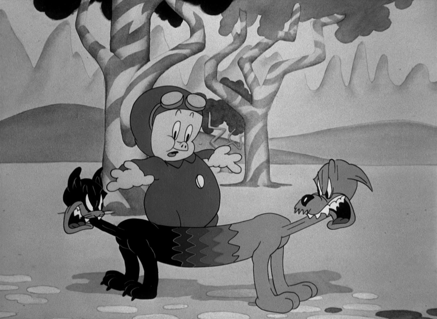 "Porky in Wackyland" - cartoon characters