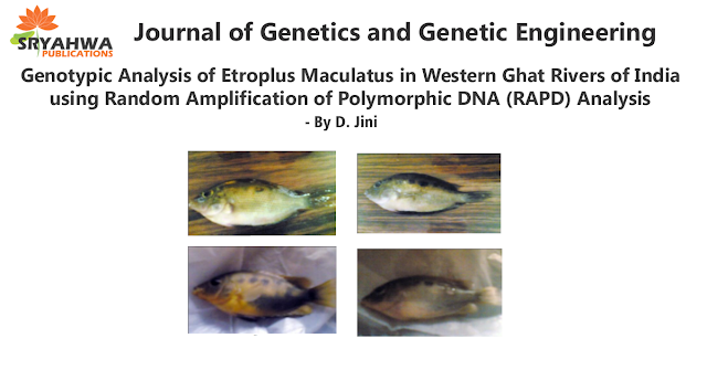 Genotypic Analysis of Etroplus Maculatus in Western Ghat Rivers of ...
