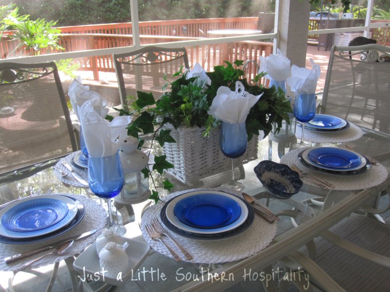Just a Little Southern Hospitality: Cobalt Blue