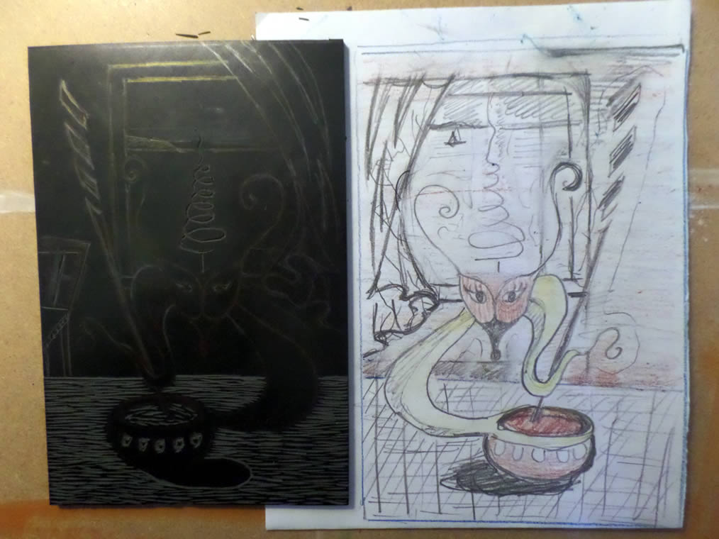 A Creative Journal of an Artist: Step-by-step four-color reduction ...