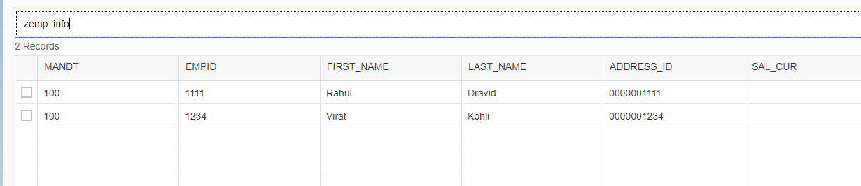 Sap Abap Central Dynamic Table Data Read And Odata Binding