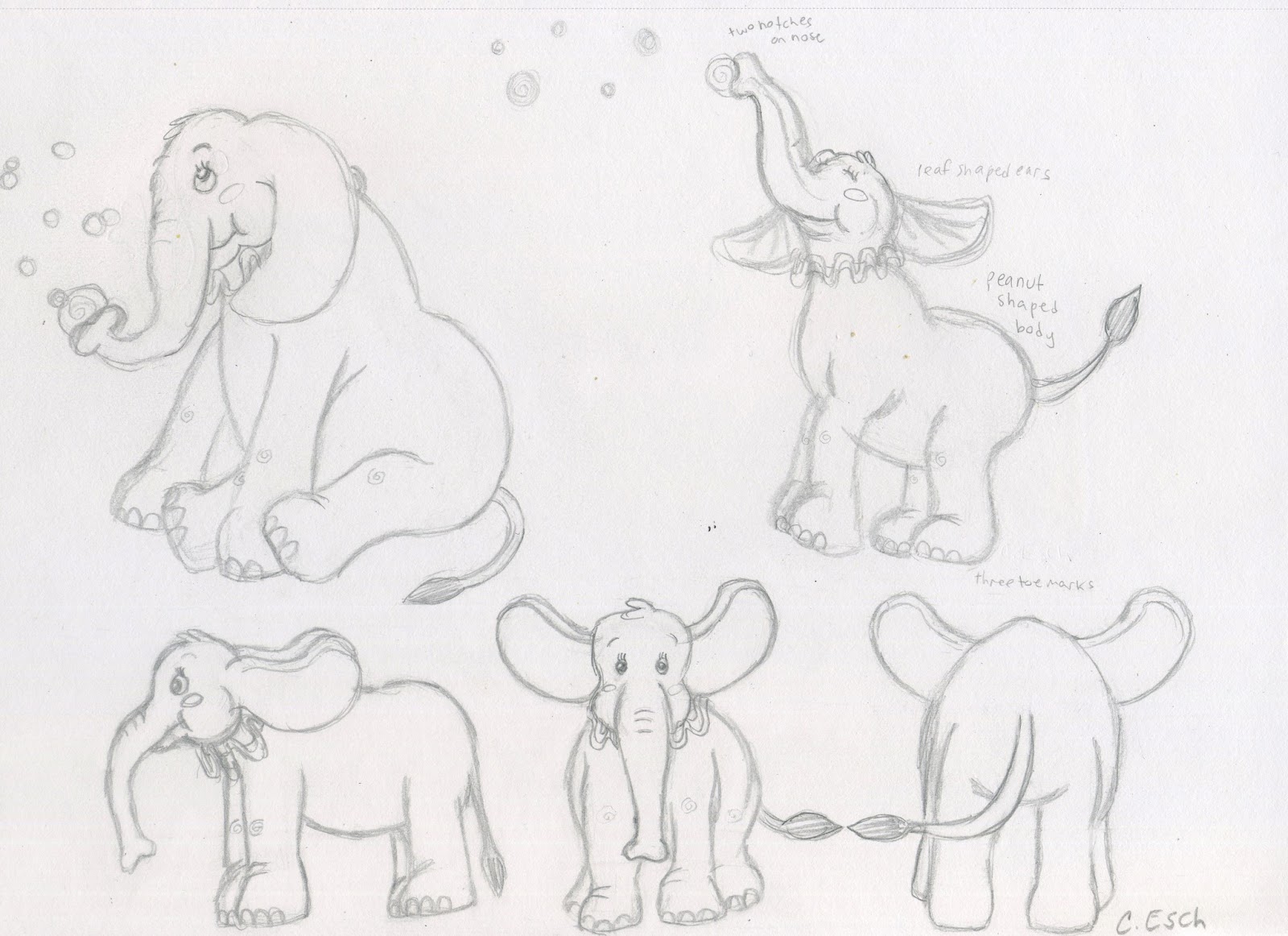 Catherine's Sketch Blog: Exploratory Sketches