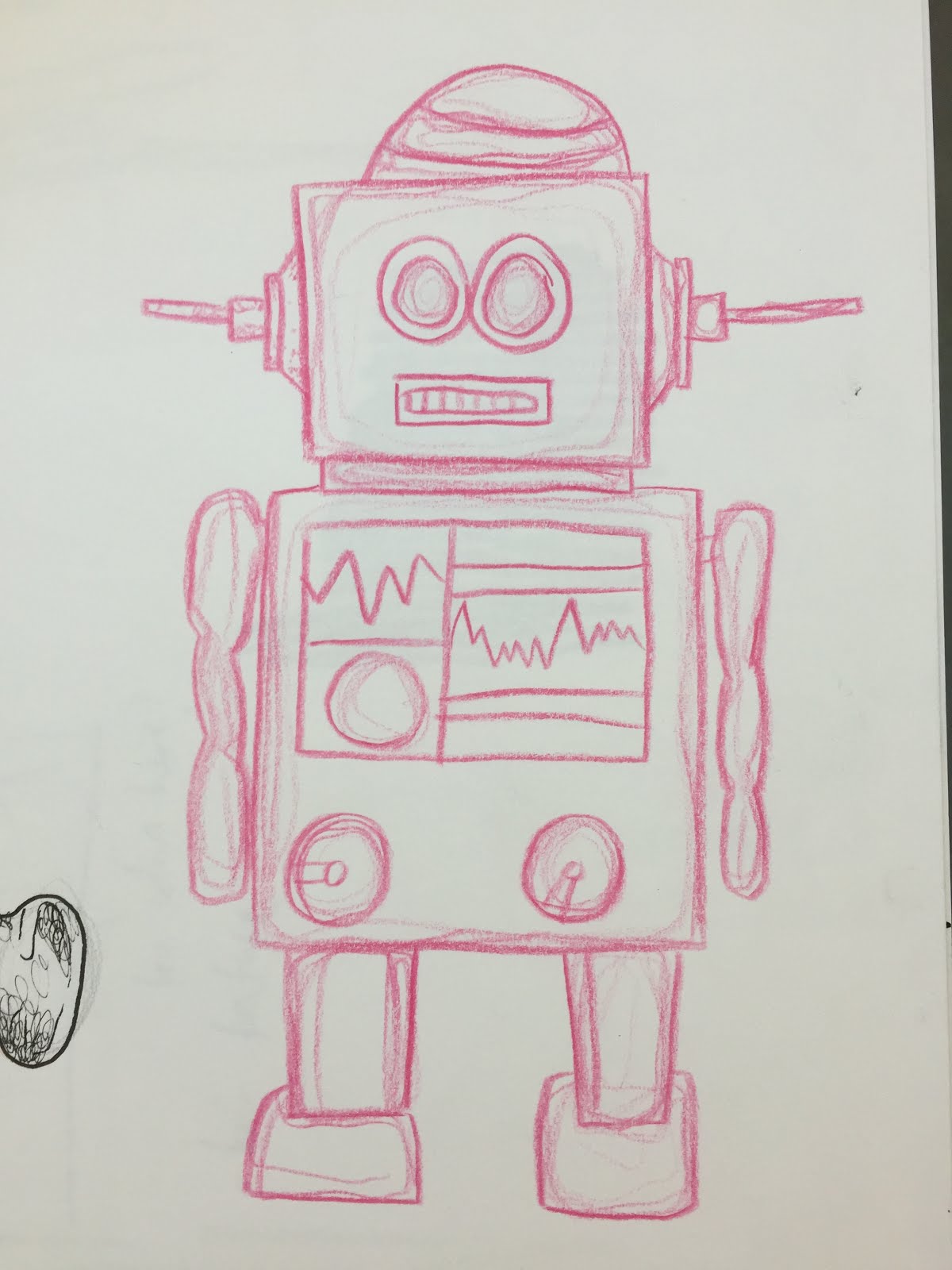Studio Practice: Line: Robot Drawings