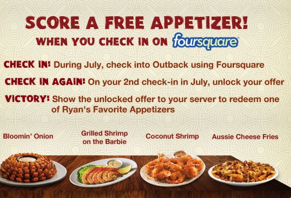 Outback Steakhouse Gift Card Giveaway - 130 Winners + Free Appetizer At ...