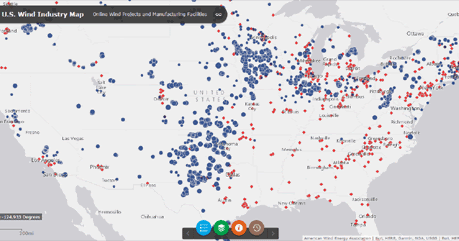 Maps Mania: Every Wind Farm in America